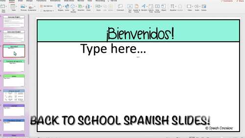 Back to School First Day Spanish Editable Slides Primer Dia Escuela ...