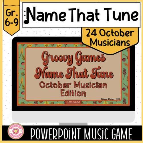 October Composer of the Month NAME THAT TUNE PPT Music Game for Middle ...