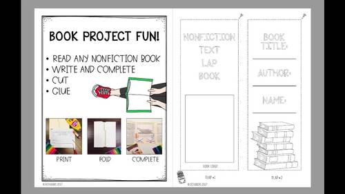 Nonfiction Lap Book by Erin Beers from Mrs Beers Language Arts Classroom