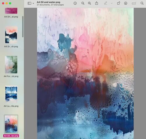Watercolor Paper Background Bundle - PowerPoint Slide & Desktop Wallpapers