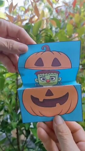Surprise Halloween Coloring Pages for Kids | Halloween Craft Activity