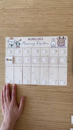 Printable & Editable Chore Chart with Visual Cards for Kids by Crayonika