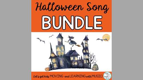 Halloween Music Bundle of Songs, Activities, Actions, Music, Video, Mp3 ...