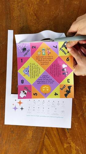 Halloween SEL Cootie Catcher | Friendly Fun Conversation Starters