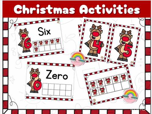 Counting to ten with Rudolph and more by Learning resources Miss Fer