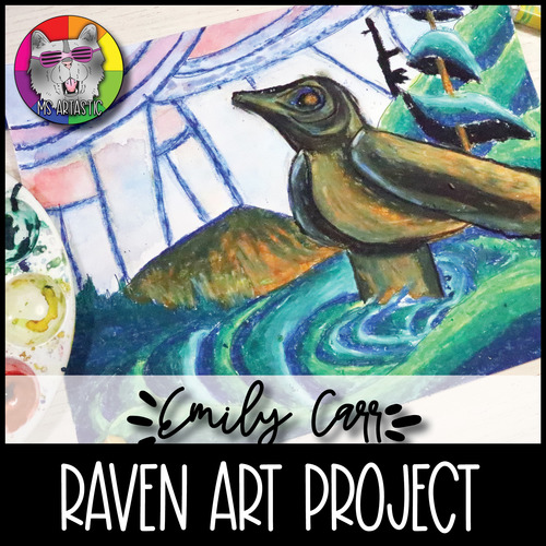 Emily Carr Art Project Raven In Forest Emily Carr Art Lesson For Middle School