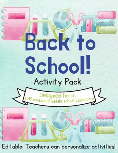 EmpowerEd Beginnings: Special Education Back to School Bonanza Activity ...
