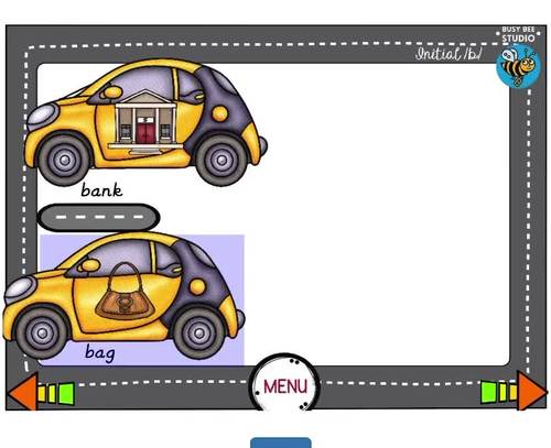 Articulation B Boom Cards Parking Lot Game for Speech Therapy | TPT