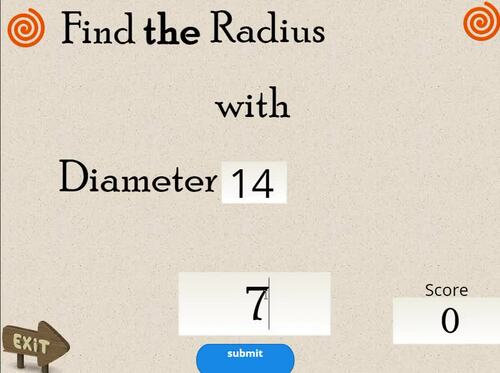 Find the Radius & Diameter of a Circle - Digital Activity - Instant ...