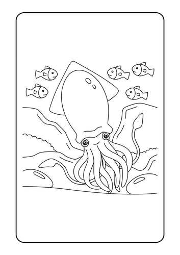 Sea Animals Coloring Worksheets For Kids PreK-1st Grade by ...