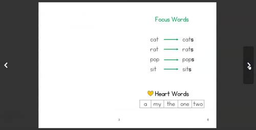 Final -s Flipbook Links by Melem Literacy | TPT