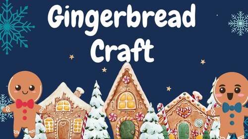 Gingerbread Boy or Girl Craft - Simple Printable by Allyson | TPT