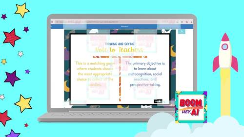 Halloween BOOM CARDS GOOGLE SLIDES Speech Therapy social skills Real ...