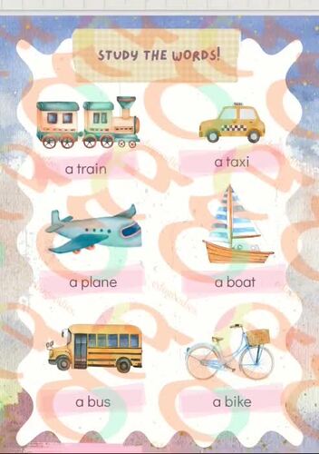 Vocabulary, I Spy & Picture Description Bundle for Kindergarten, A1 ESL ...
