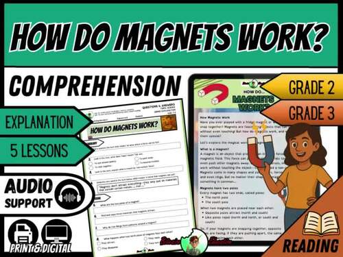 How Do Magnets Work? | Reading Comprehension | Grade 2/3 by Bitesize ...