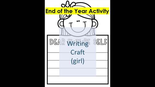 Letter to My Future Self Activity Growth Mindset Goal Setting | TPT