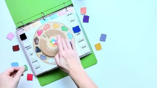 The Colors - activity book by Printables From Yuliia | TPT