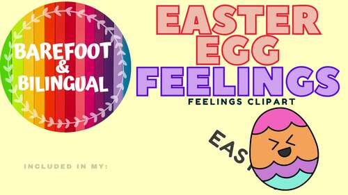 SEL Easter Egg Cilpart | Feelings Clipart | TPT