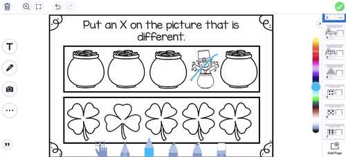 Preschool Math Journal: March - Use for Seesaw™ or Print by Sam Van Gorp