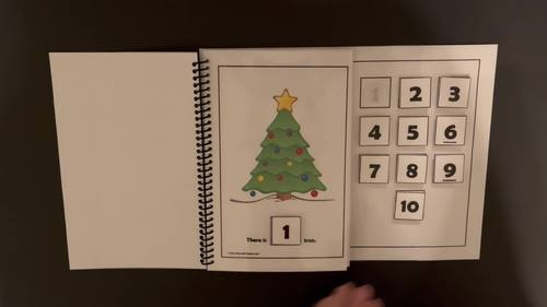 "Christmas Counting" - An Adapted Book for 1:1 Counting | TPT
