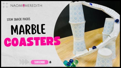 Paper Plate Marble Maze Video | STEM Snack Packs | TpT