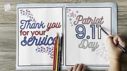 September 11th Coloring Pages, Patriot Day, 9/11 Remembrance Day Activities