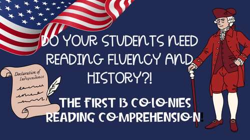 America's Thirteen 13 Colonies Reading Comprehension Bundle Colonial ...