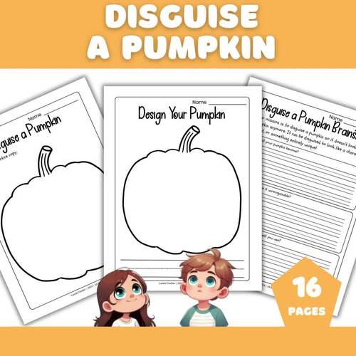 Disguise A Pumpkin | Autumn Craft by Colorful Creative Printables