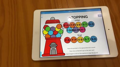 Bubble Gum Machine Minimal Pairs - GLIDING - BOOM Cards by SpeechBop