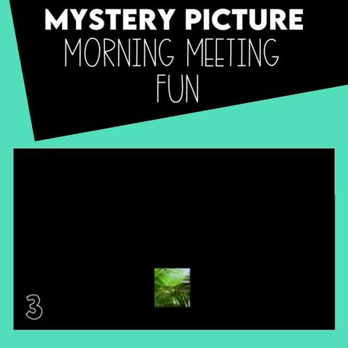 Morning Meeting Games and Activities | Digital Mystery Picture #1 ...