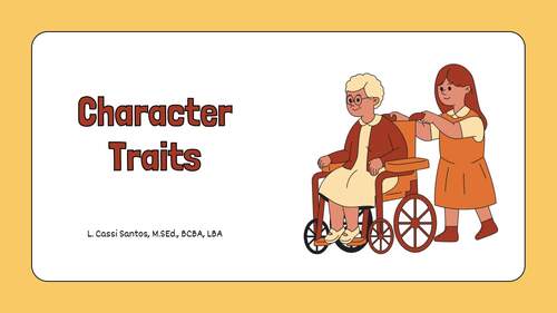 Character Traits Social Story & Activity by Leticia Santos BCBA | TPT