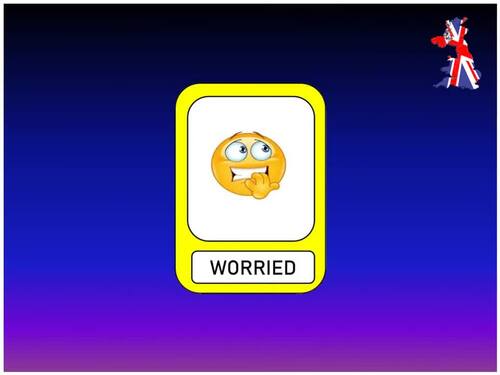 Flash Cards Emoji Feelings #1 (Includes : Flashcard - Poster - Handout)