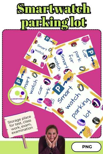 Parking lot for Smartwatch by Lernfitness | TPT