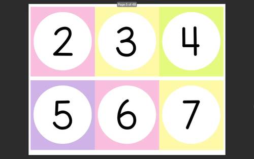 Gingham Gang Number Line | Pastel Classroom Decor | Country by Pre-K ...