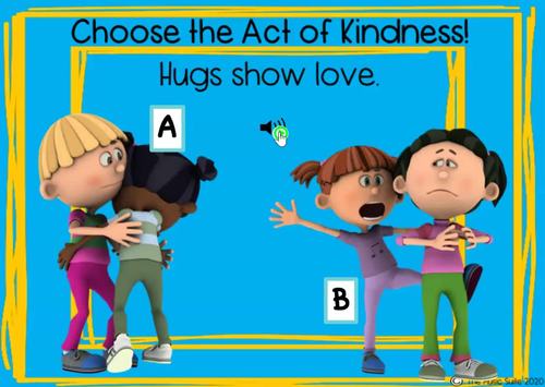 Social Skills and Acts of Kindness! 20 BOOM Digital Task Cards - K-3rd