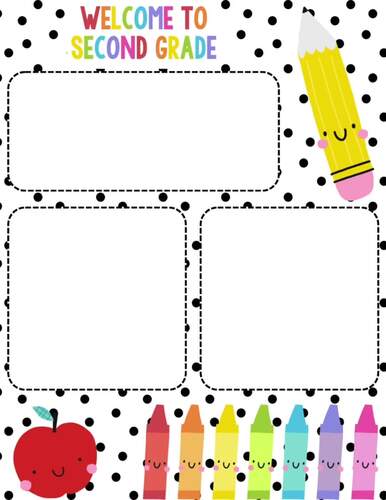 Editable Polka Dot Welcome to... Letters for Pre-k through Fifth Grade
