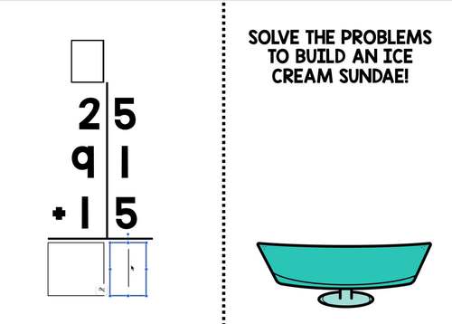 Adding 3 or 4 Two Digit Numbers with Regrouping Math Addition Task Cards