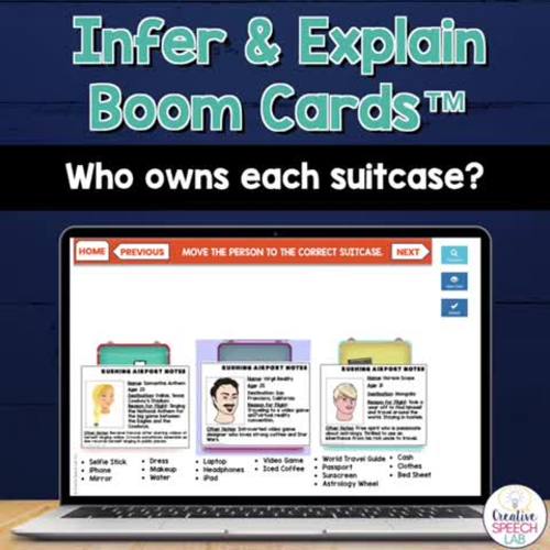Infer & Explain Travel Trouble BOOM Cards™️ for the Entire Year!