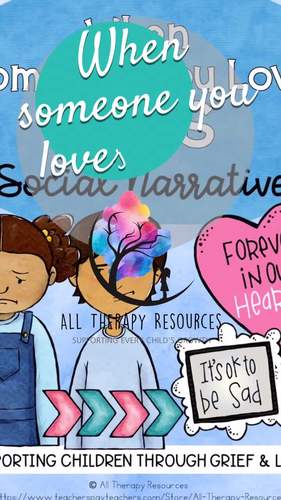 Grief Loss Death Social Narrative - Coping with Loss by All Therapy ...