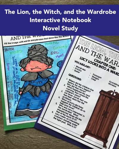 Lion, the Witch, and the Wardrobe Novel Study Unit with Questions and ...