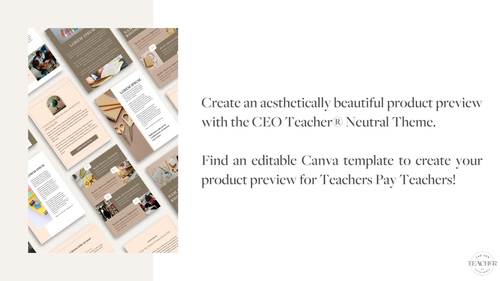 Teacher Business Templates | Product Previews by Kayse Morris - The CEO ...