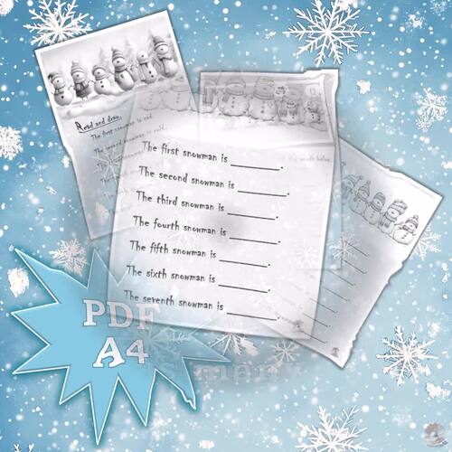 Feelings Worksheets • Winter Printable Activities for Kids • for School ...