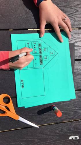 Fact Family House Craft by Kate's Place | Teachers Pay Teachers