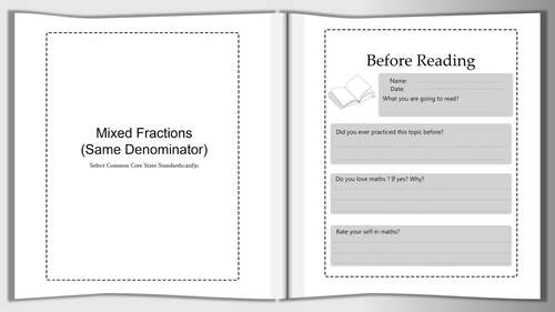 Mixed Fractions (Same Denominator)-4.NF.3C-4th grade-Fraction-Practice ...