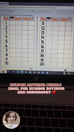 Number Revision Bundle/Back to School/Number Assessment by Miss Nastia