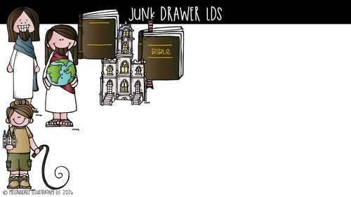 Junk Drawer clip art, LDS, temple, primary COMBO PACK by Melonheadz Clipart