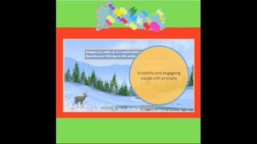 Winter Holiday: 9 Winter-Themed Prompts with Choice Board for Middle School