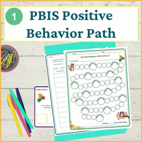 Behavior Visual Supports- Autumn Bundle by The Responsive Educator
