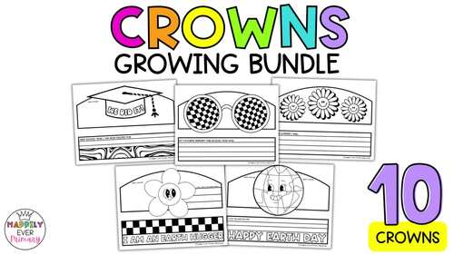 Writing Craft Crown Headbands | Printable Activities | Growing Bundle