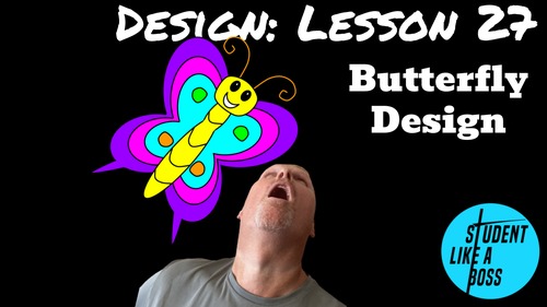 STEAM Butterfly Design: Digital Art Google Drawings Lessons and Tech ...